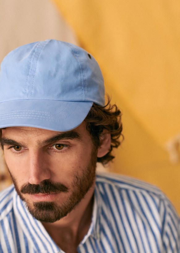 Bernie Cap - Sky Blue - Cotton - Sézane