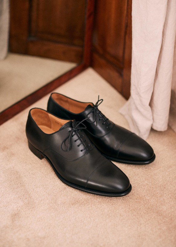 Gerald Brogues - Black - Bovine leather - Sézane