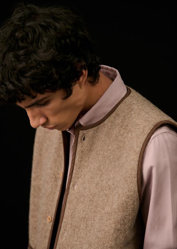 Dexter Jacket - Brown - Wool - Octobre Éditions