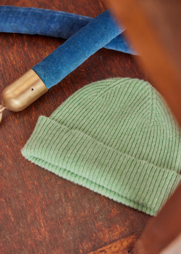 Turner Hat - Light Green - Wool - Sézane