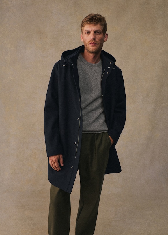 Parka Farlen - Marine - Laine - Octobre Éditions